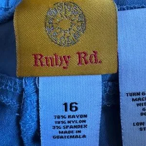 Ruby Rd. | Pants & Jumpsuits | Ruby Rd Light Blue Pullon Cropped Pants ...